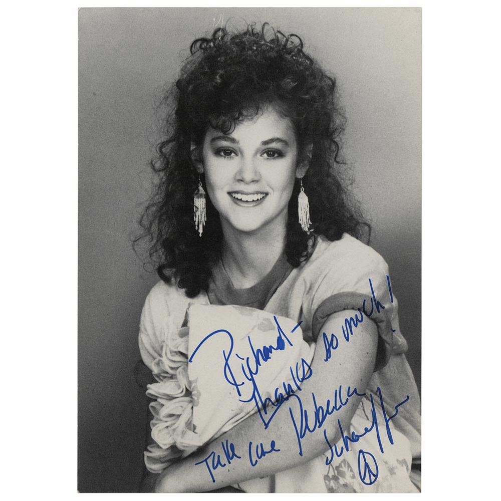 Rebecca Schaeffer Signed Photograph