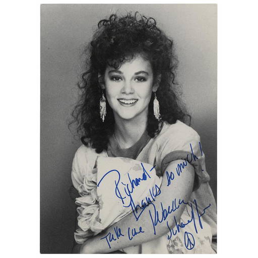Rebecca Schaeffer Signed Photograph