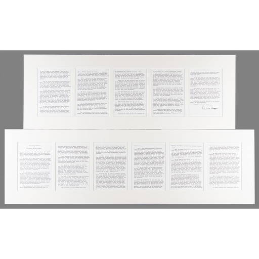 Ronald Reagan Signed Typescript Of His 1981 Inaugural Address