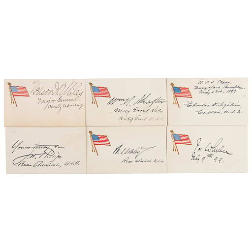 Spanish American War (6) Signatures, With Joseph Wheeler