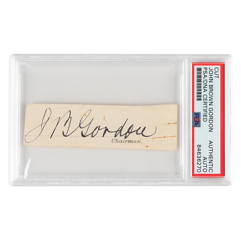 John B. Gordon Signature