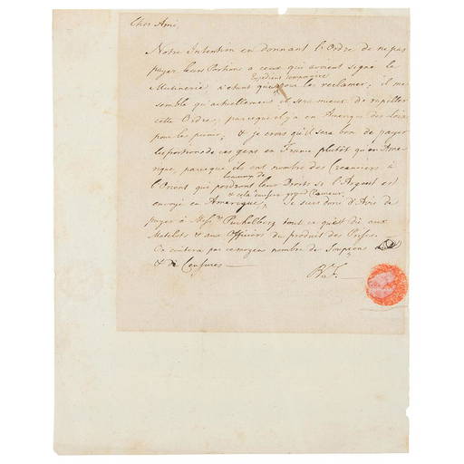 Benjamin Franklin Autograph Letter Signed