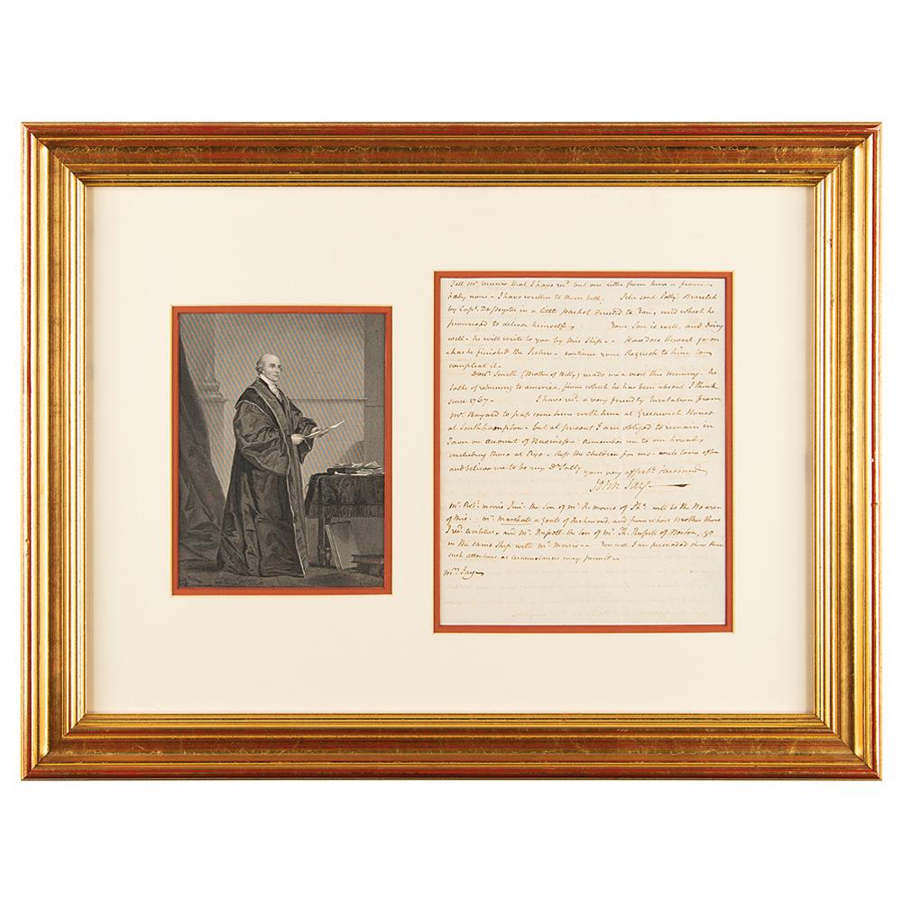 John Jay Autograph Letter Signed