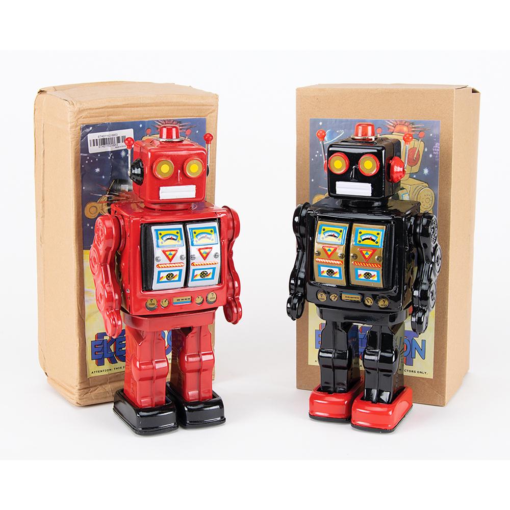 Lot of (2) Electron Tin Robots (Chinese Clone of Star Strider by ...
