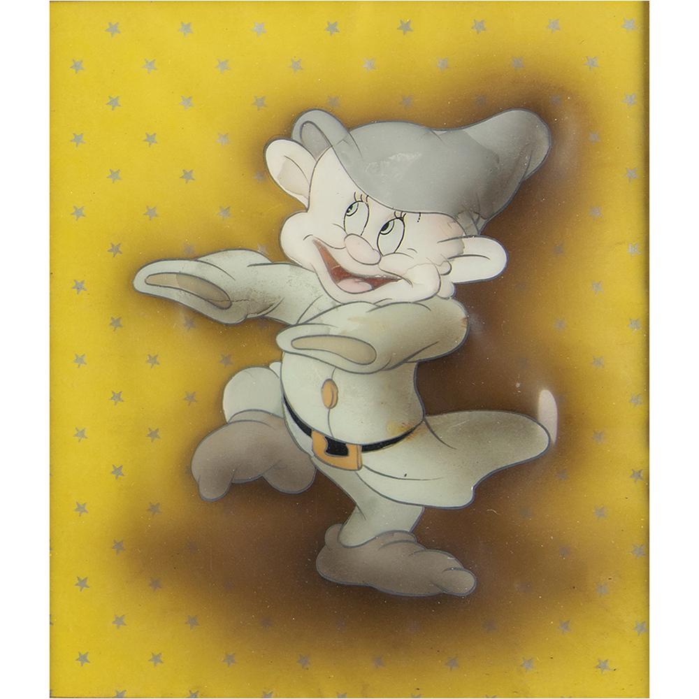 Dopey production cel from Snow White and the Seven Dwarfs (#0421) on ...