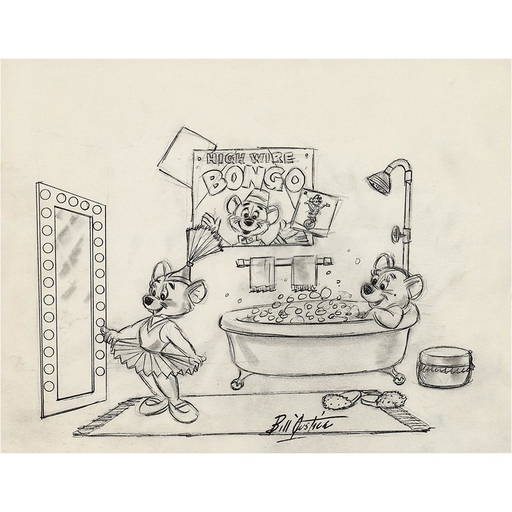 Bill Justice Concept Drawing Of Bongo And Lulubelle For The Book ...