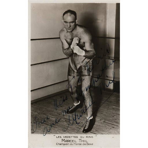 Marcel Thil Signed Photograph (#0860) on Feb 08, 2023 | RR Auction in MA