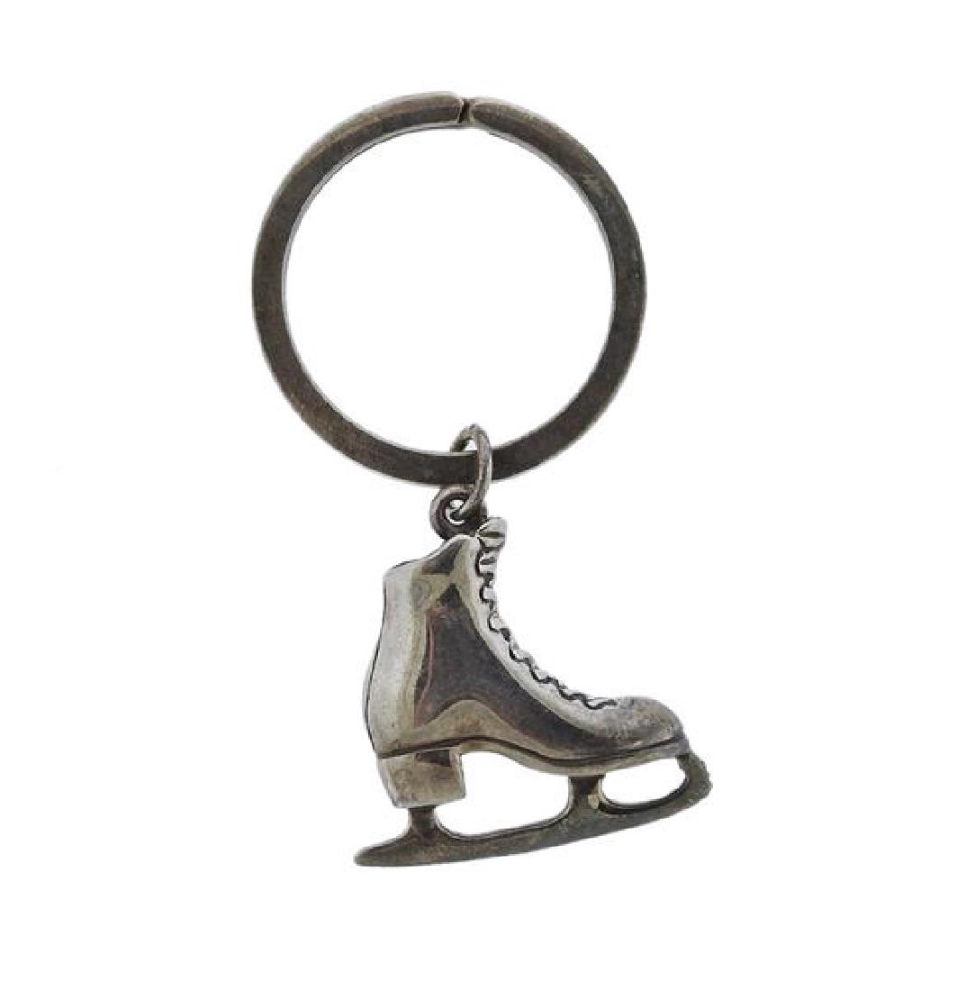 Tiffany & Co Sterling Ice Skate Key Chain