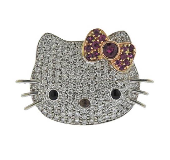 Kimora Lee Simmons Hello Kitty 18k Gold Diamond