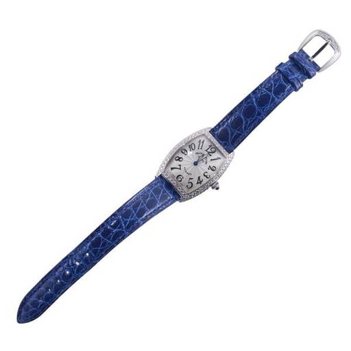 Franck Muller Sunset 18k Gold Diamond Watch 1752 Qz D