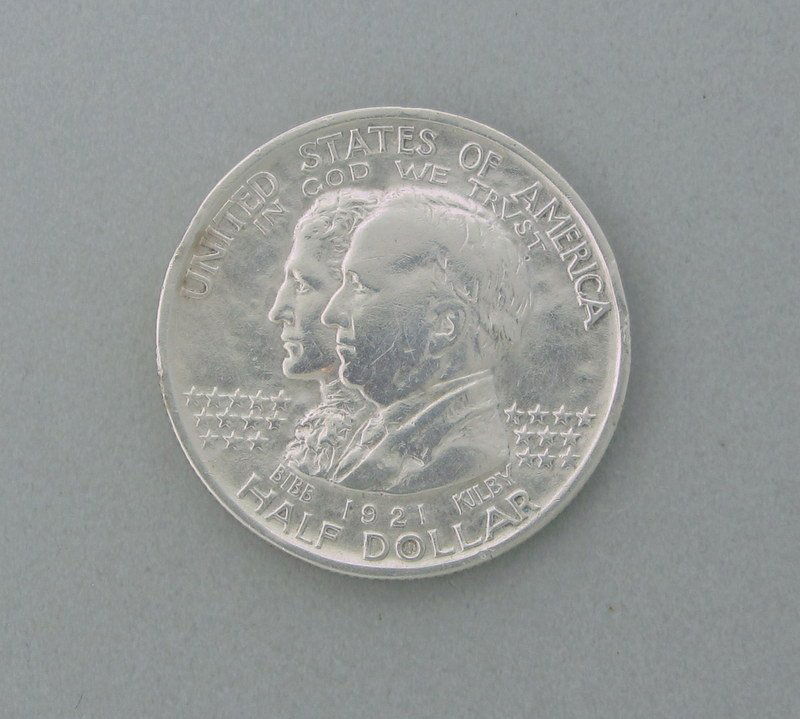 Us 1921 Alabama Commemorative Half Dollar Coin