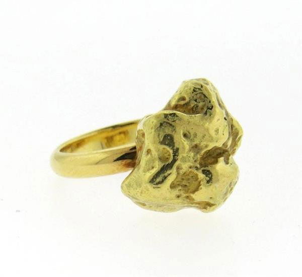 Solange Azagury Partridge Gold Nugget Ring