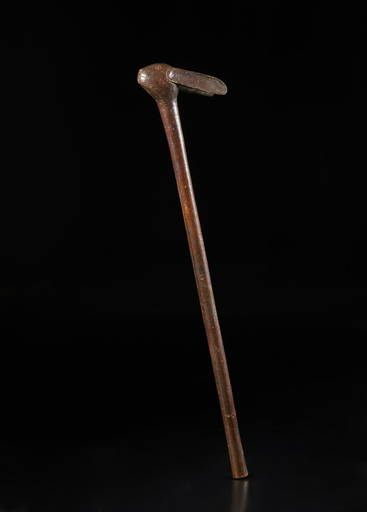 Arte africana Mali - Bambara.Mace and rank insignia.Wood with natural ...