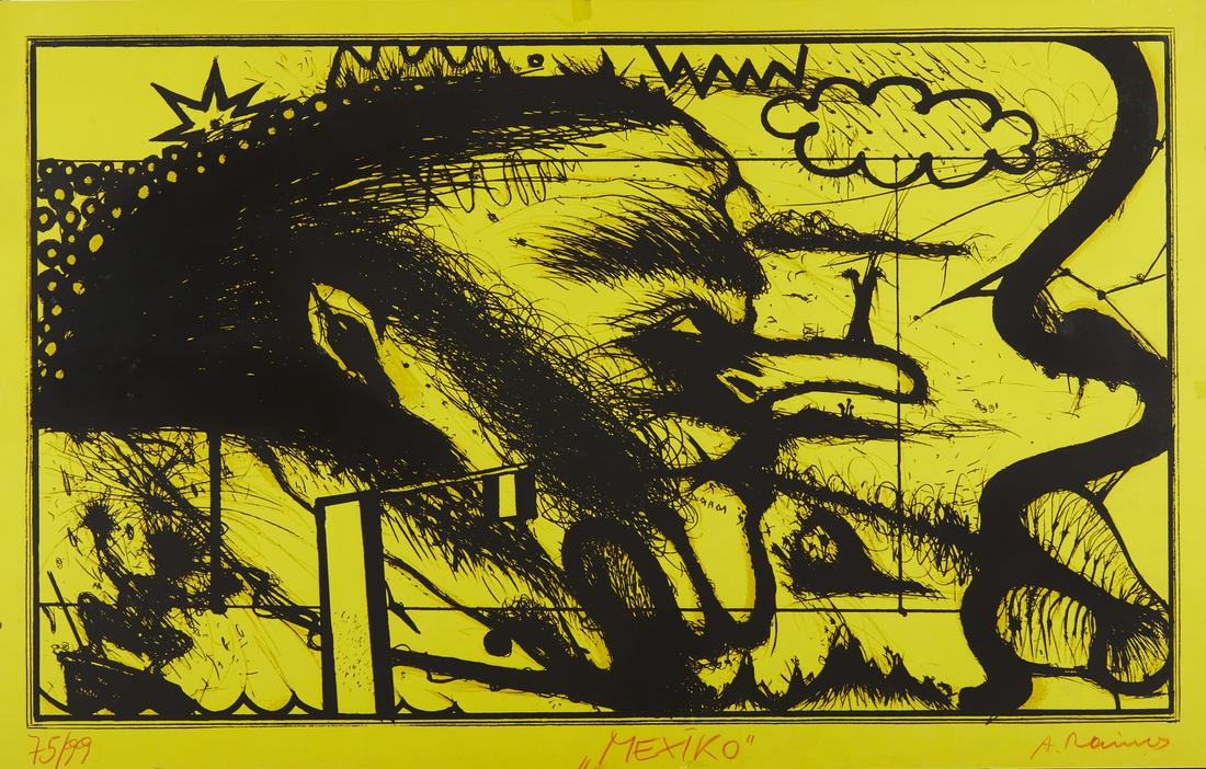 ARNULF RAINER Mexiko. (#0059) on Mar 22, 2023 | Capitoliumart s.r.l. in ...