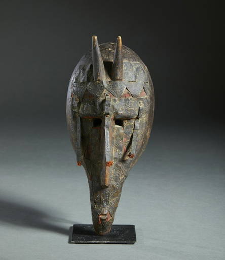 Arte Africana Marka/bambara, Mali.ngolo Mask.dark Patina Hardwood ...