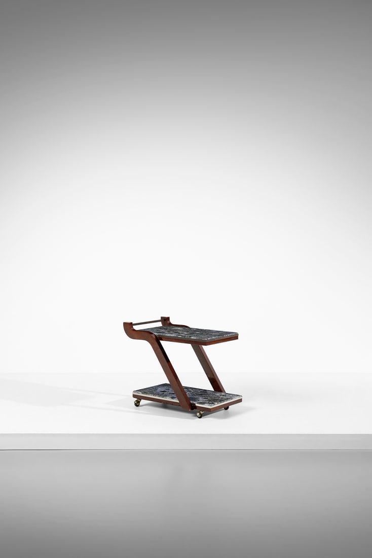 Howard Dilday Attributed. Trolley With Two Shelves. Auction