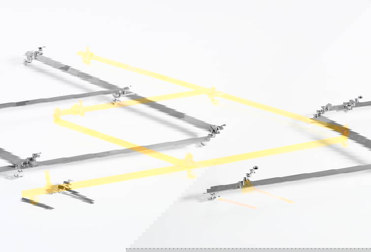 Brass Pantograph Complete With Case England, 19th Century