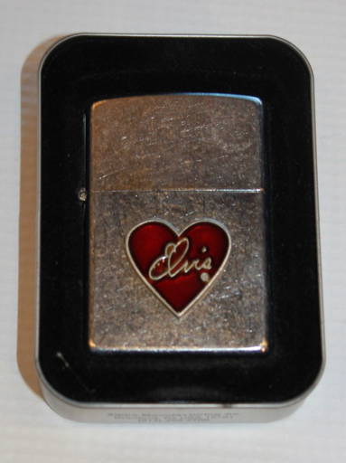 Elvis Heart Emblem Zippo Lighter