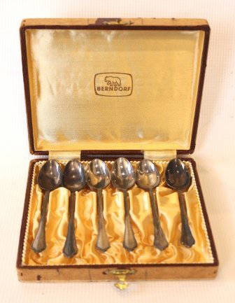 Berndorf 90/12 Set Of 6 Tea Spoons