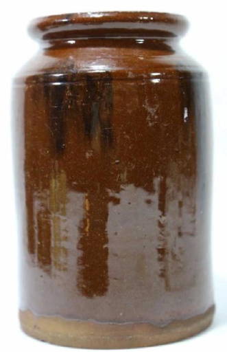 Pennsylvania Redware Pottery Crock
