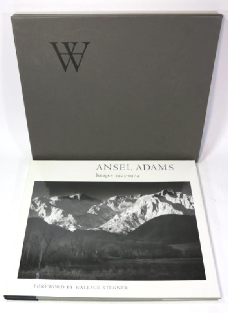 ANSEL ADAMS SIGNED & DEDICATED "IMAGES 1923-1974"