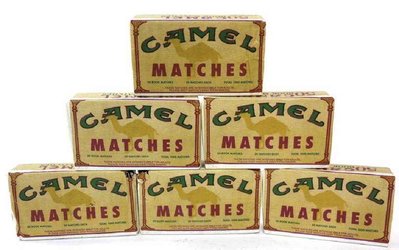 Vintage Rjr Cased Camel Match Case Grouping