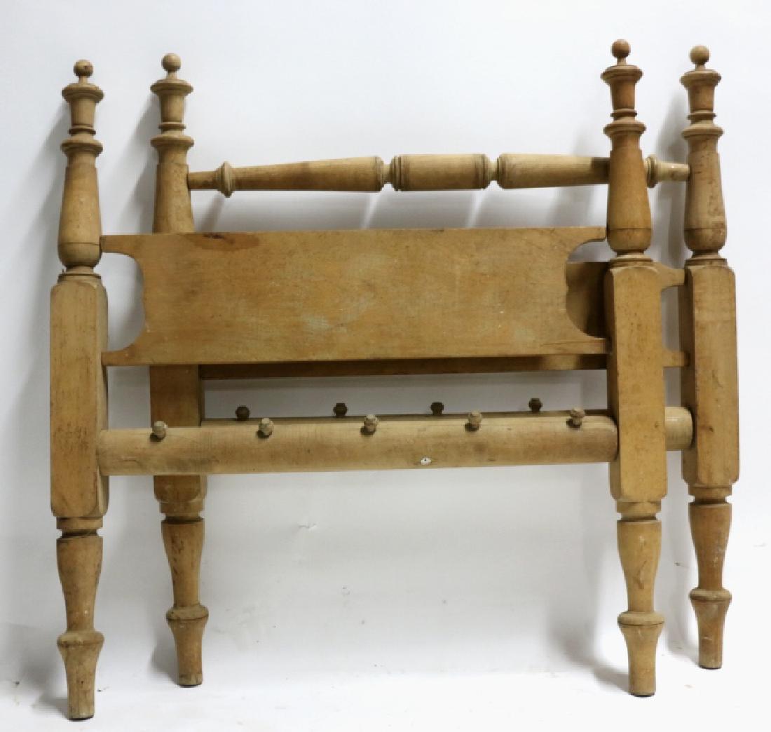 ANTIQUE PRIMITIVE HAND PEGGED ROPE BED