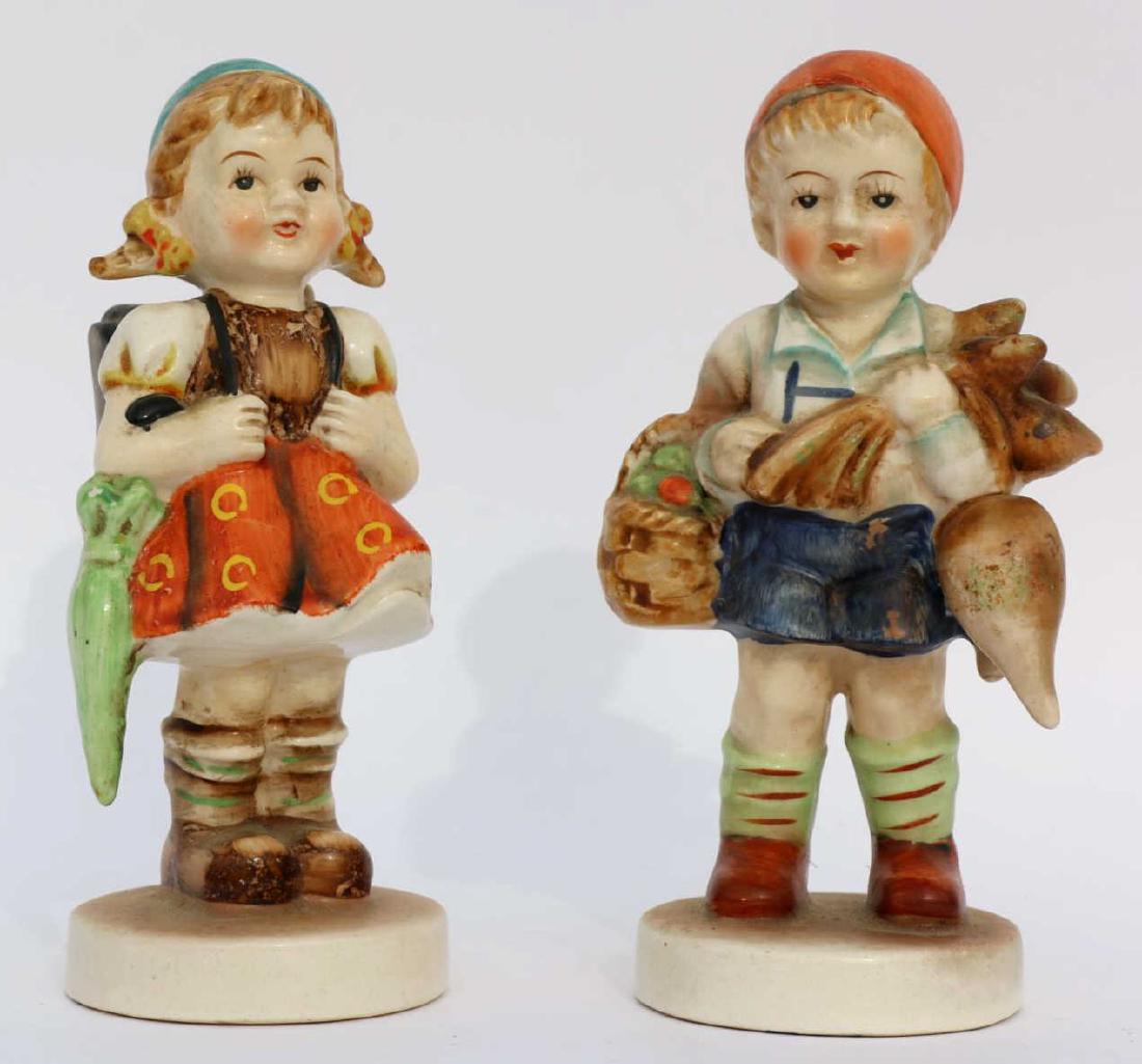 Occupied Japan Hummel Figurine Grouping