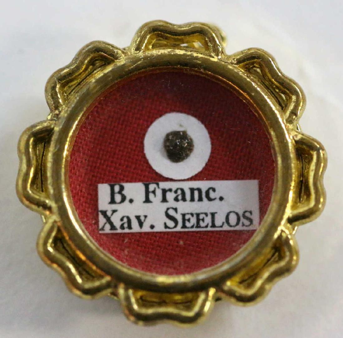 Saint Francis Xavier Seelos Fregment Relic Locket