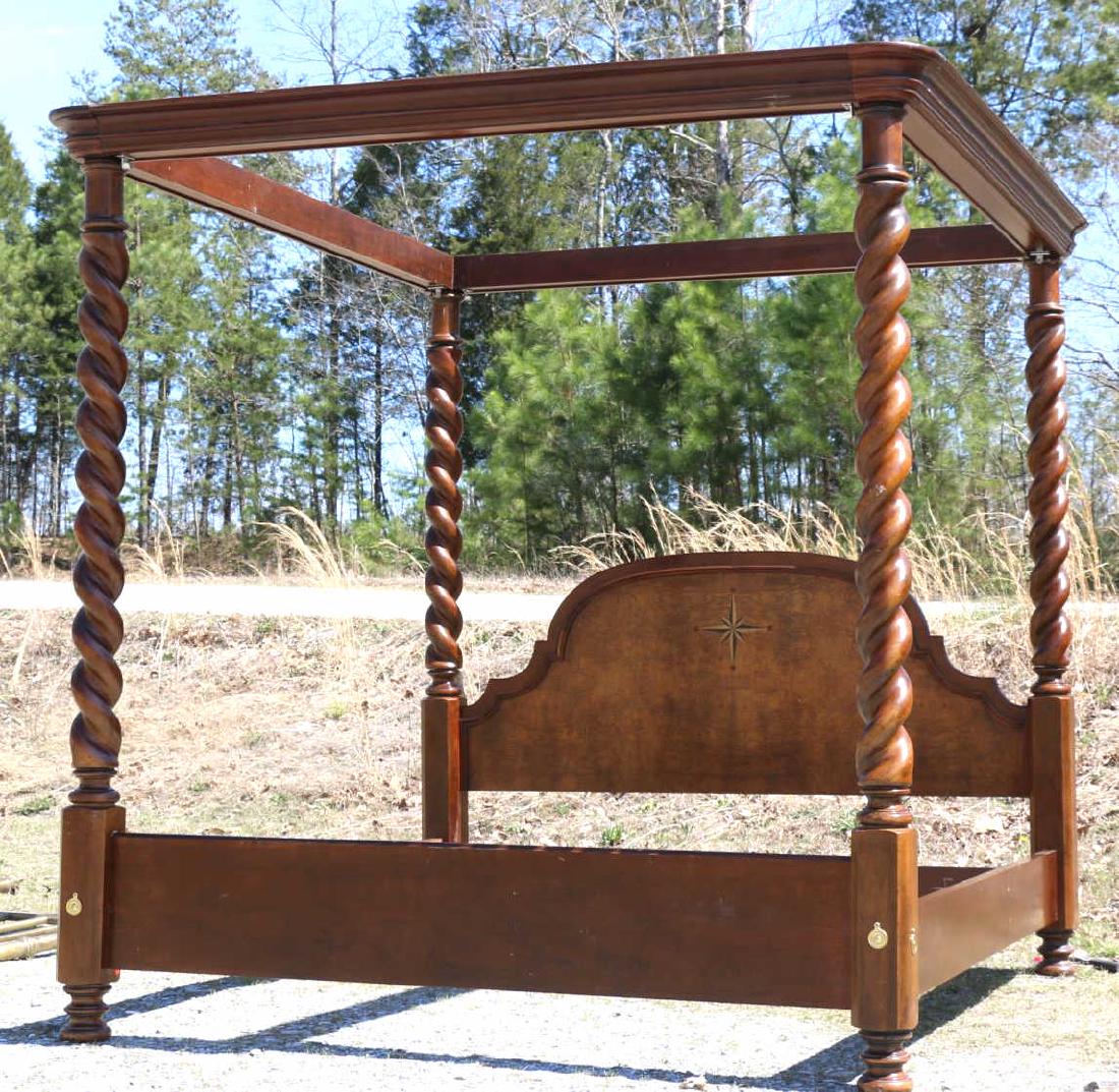 RALPH LAUREN MAHOGANY BARLEY TWIST KING CANOPY BED - Apr 14, 2019 ...