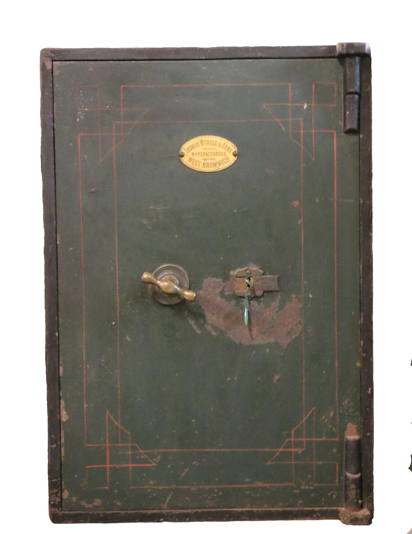 Thomas Withers & Sons Antique English Key Safe