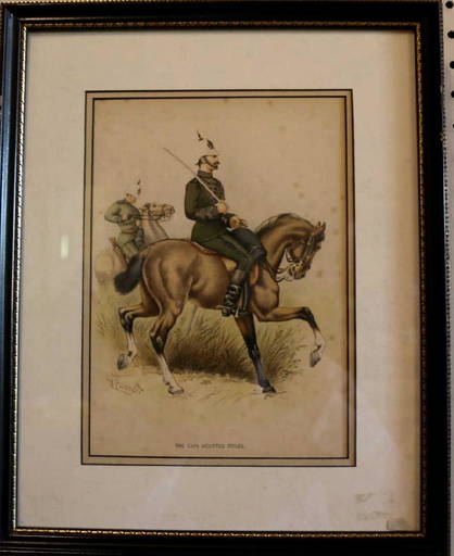 Burnette ' The Cape Mounted Rifles" Book Plate
