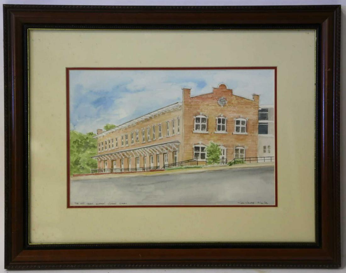 Tyler Wallace (american)train Station Water Color