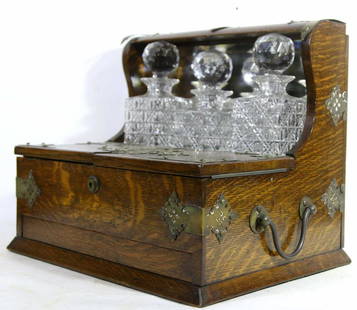 Antique English Campaign Apothecary Box