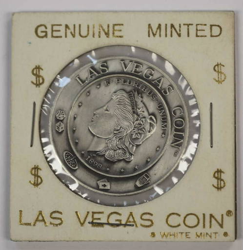 1898 Las Vegas Genuine Minted Souvenier Coin