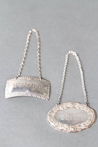 Kirk & Son/stieff Sterling Liquor Labels: