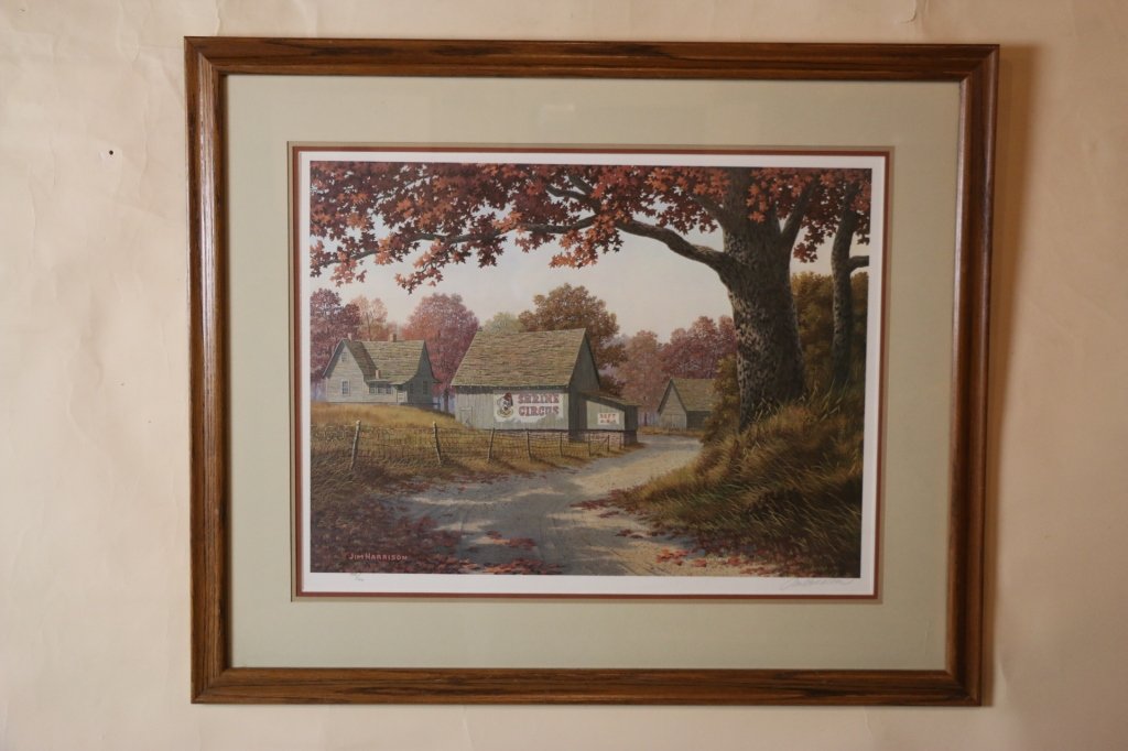 JIM HARRISON SIGNED AND NUMBERED PRINT