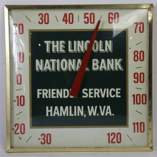 Ram Clock Lincoln National Bank, Hamlin Va