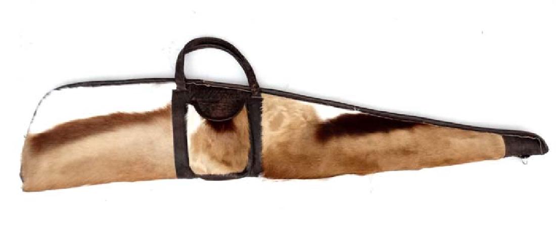 A Safari Rifle Case , The Outer Finished In Springbok