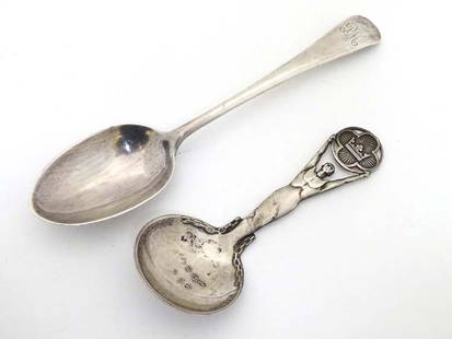 A Norwegian .830 Silver Spoon Commemorating The