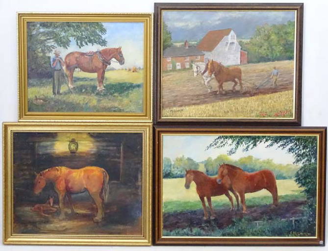 Charlotte Mary Busky Laurie Xx Equine School, A Heavy