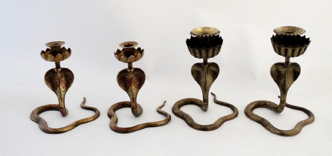 Art Deco Benares ware : Two pairs of enamel and brass - Dec 31, 2018 ...