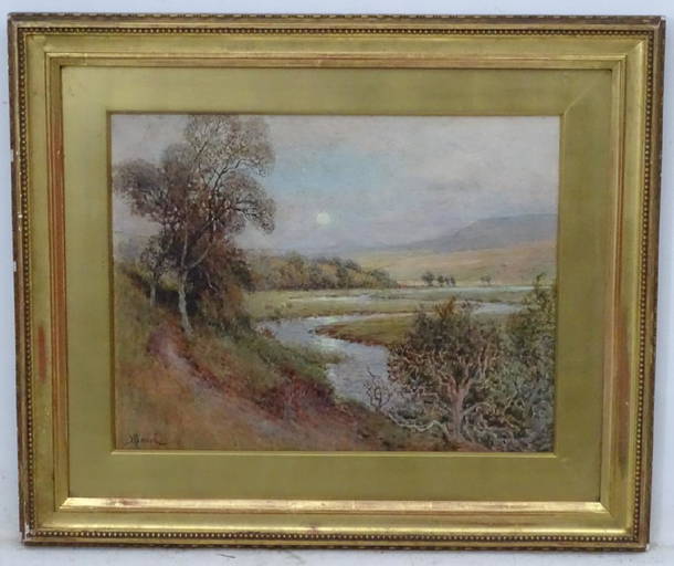 John Pedder (1850 1929), Watercolour, Looking Down On