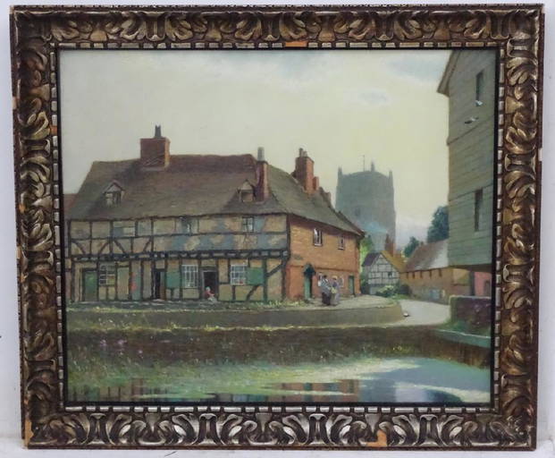 William Augustus Rixon (1880 1936), Oil On Board,