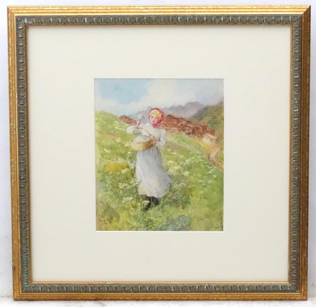 Jane M. Dealy Lewis (1856-1939), Watercolour, Young
