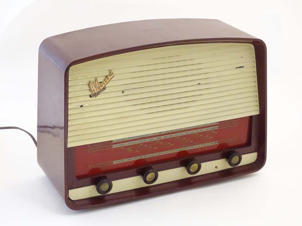 A 1950s / 1960s Marconi Marconiphone T69DA valve radio, - Mar 02, 2020 ...