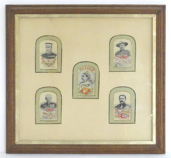 Five Early 20thc Stevengraphs Woven On Pure Silk,