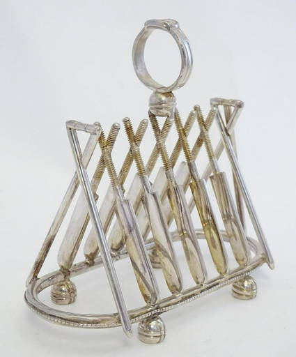 A novelty silver plate 6-slice toast rack the bars - Oct 02, 2020 ...