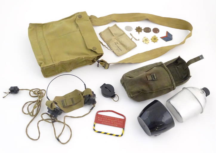 Militaria: assorted 20thC British Army kit items, - Oct 06, 2021 ...