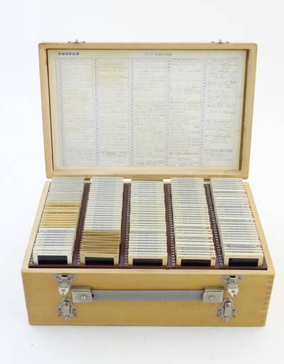 A 20thC double sided Photax slide storage box / case - Dec 30, 2021 ...